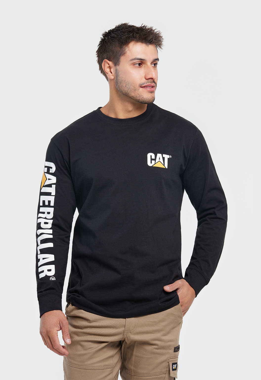 Trademark Banner L/S Tee – CAT Workwear Australia